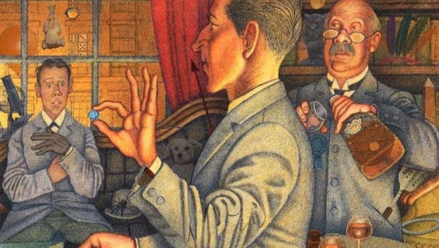 خلاصه کتاب داستان «Sherlock Holmes The Blue Diamond» اثر Arthur Conan Doyle